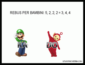 Rebus per bambini: protagonista è il fratello di Mario ...