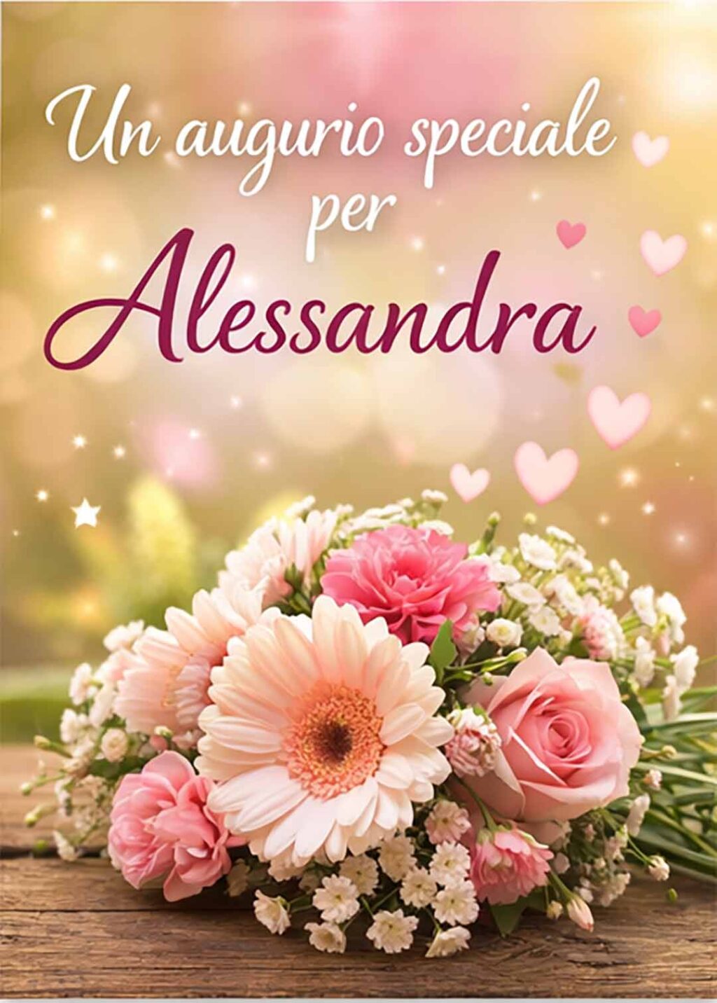 Buon onomastico Alessandra: immagini e frasi di auguri WhatsApp